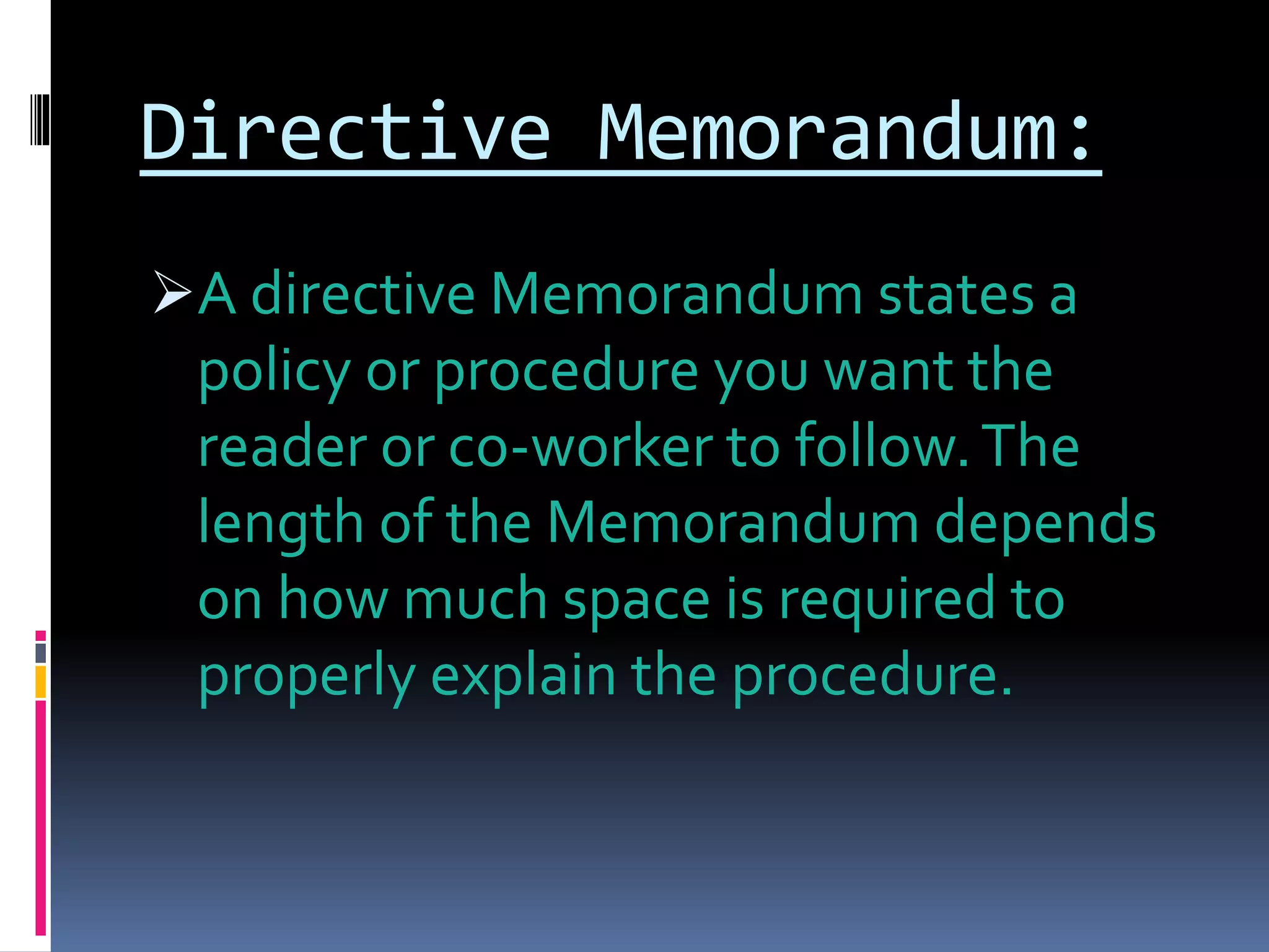 Inter Office memo. | PPTX