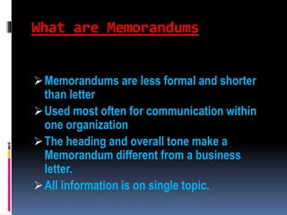 Inter Office memo. | PPTX