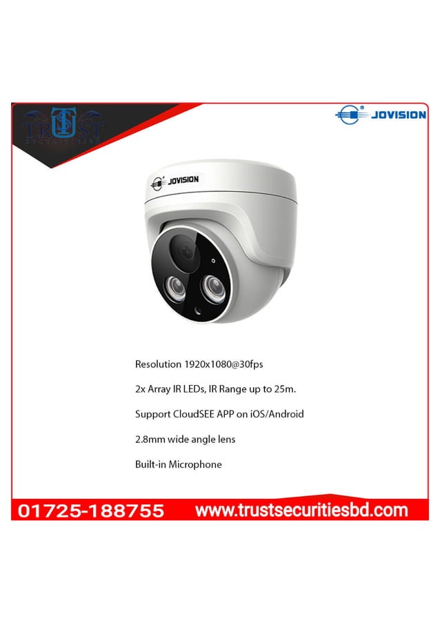 Jovision 2-megapixel-audio-dome-camera-jvs-n925-hy | PDF