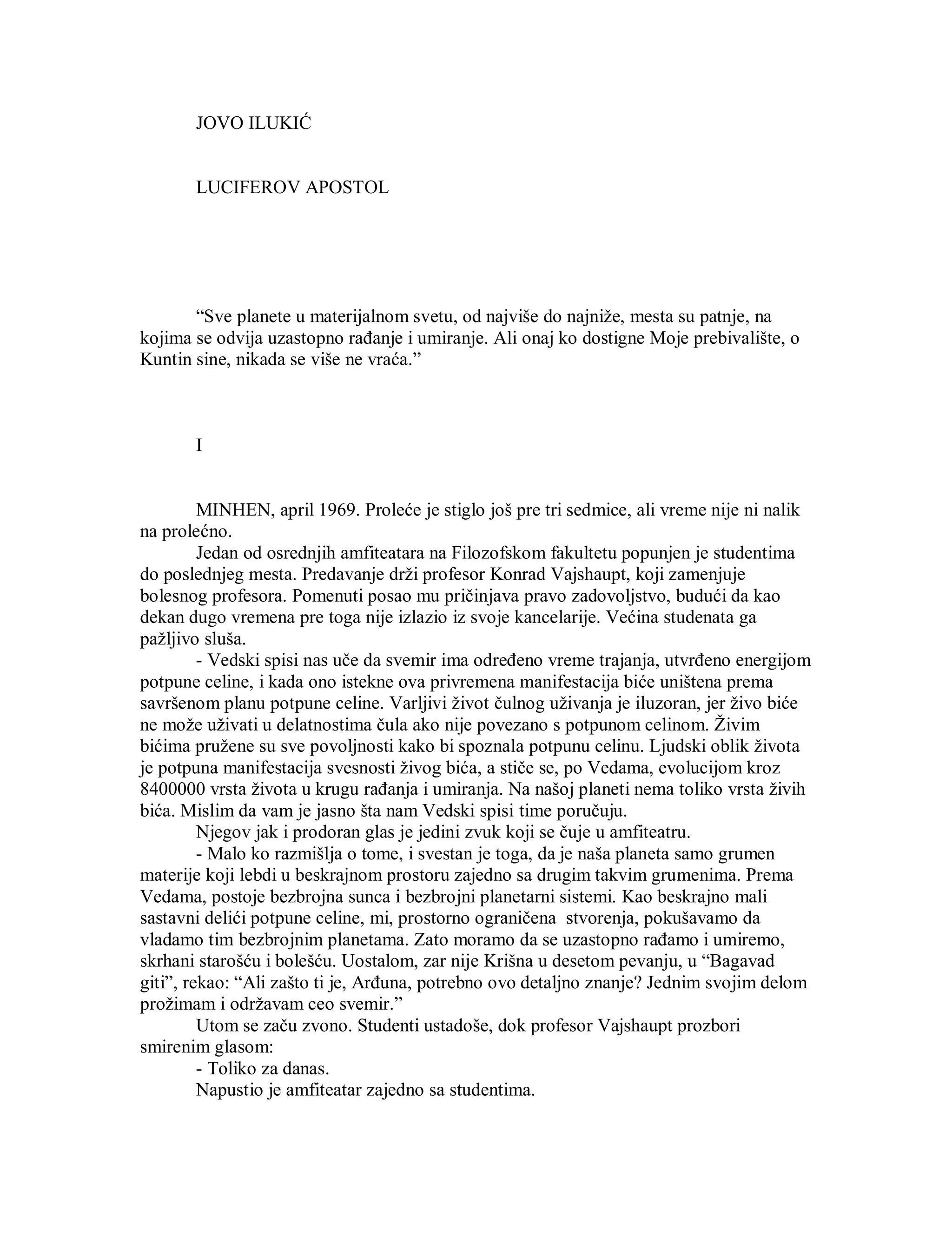 Jovo ilukic-luciferov-apostol | PDF