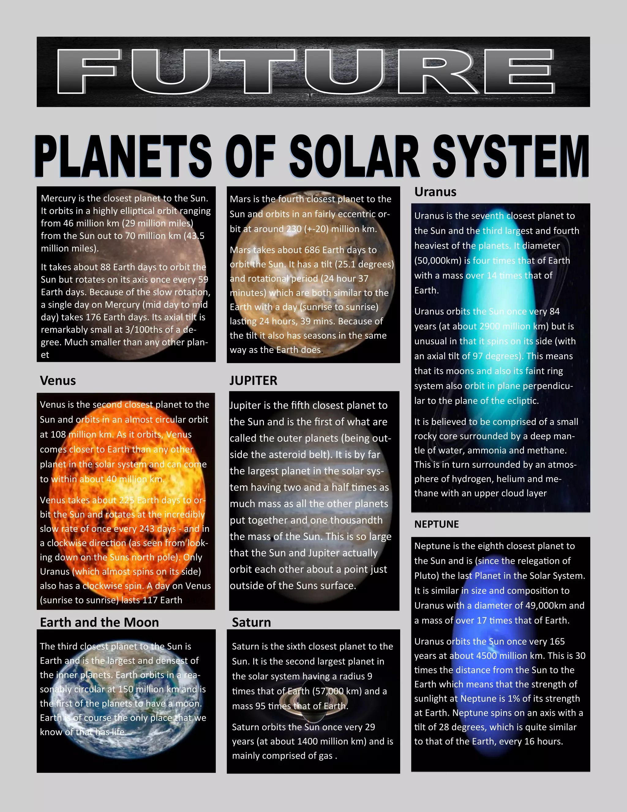 Planet of solar system | PDF | Free download