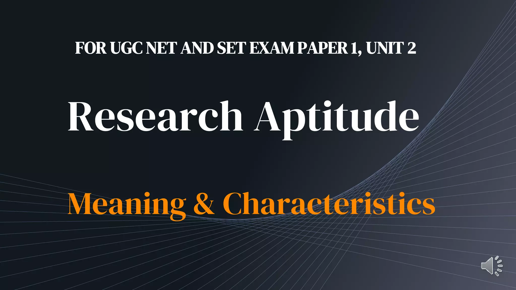 Research Aptitude | PPTX