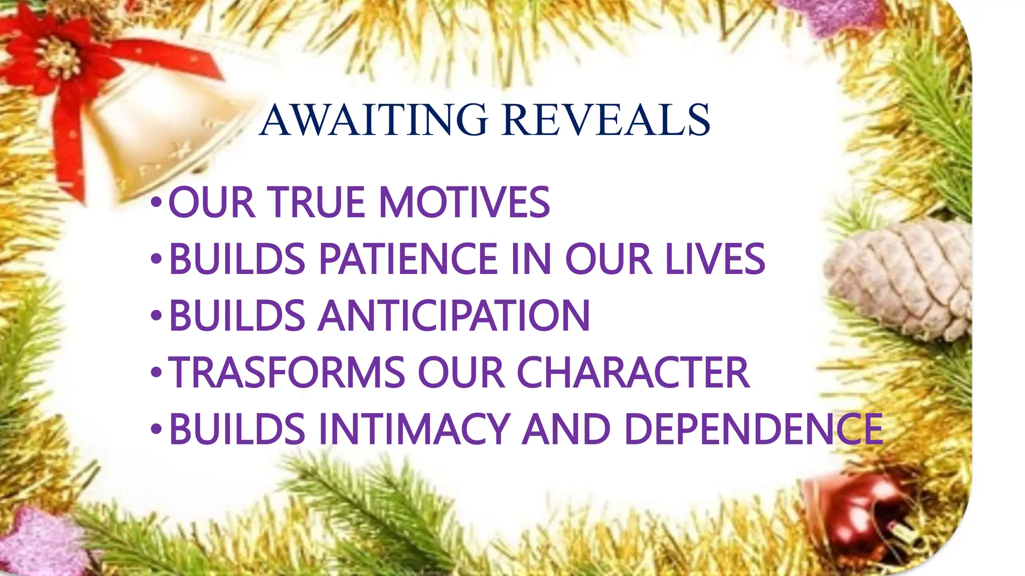 joy and waiting for the long awaited leader | PPTX