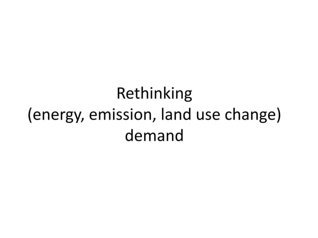 Chapter 5: Behaviour and demand side solutions for mitigation | PPT