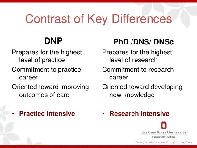 The Nursing PhD and DNP, What's the Difference?