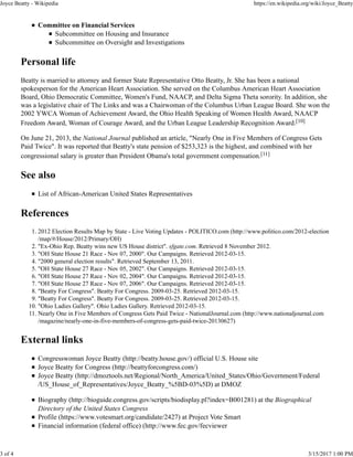 Joyce beatty wikipedia (highlighted) | PDF