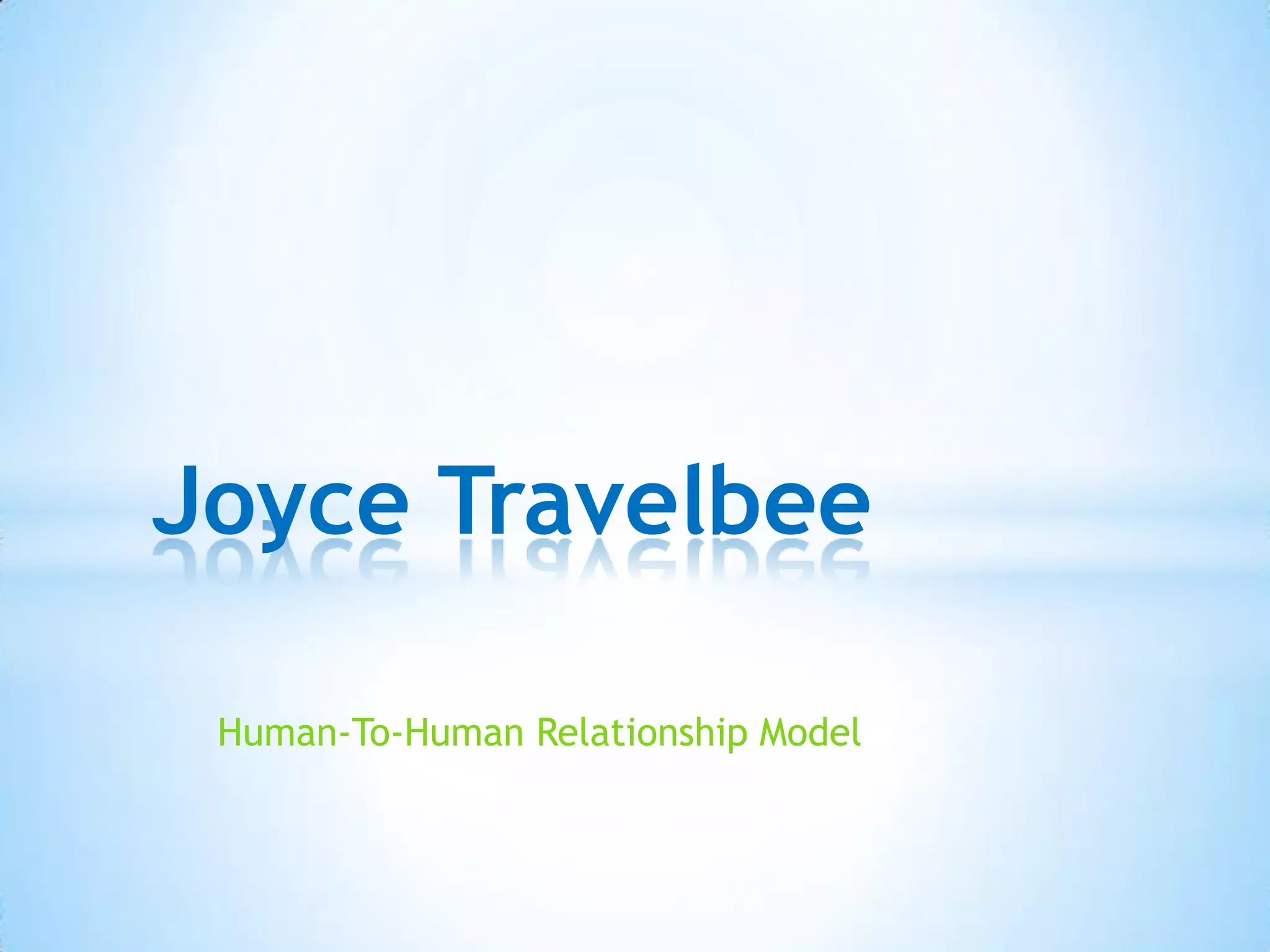 Joyce Travelbee | PPTX