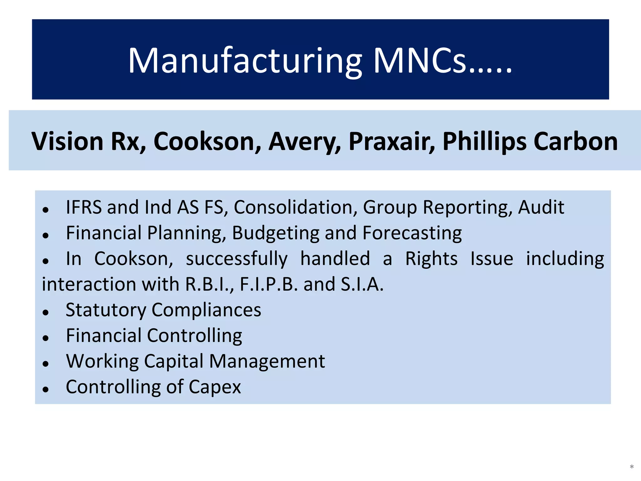 Joydeep Mookerjee FCA FCMA | PPT
