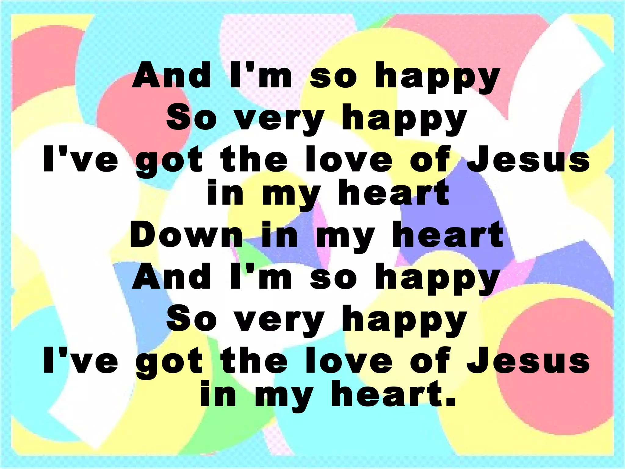 Joy Down In My Heart | PPS