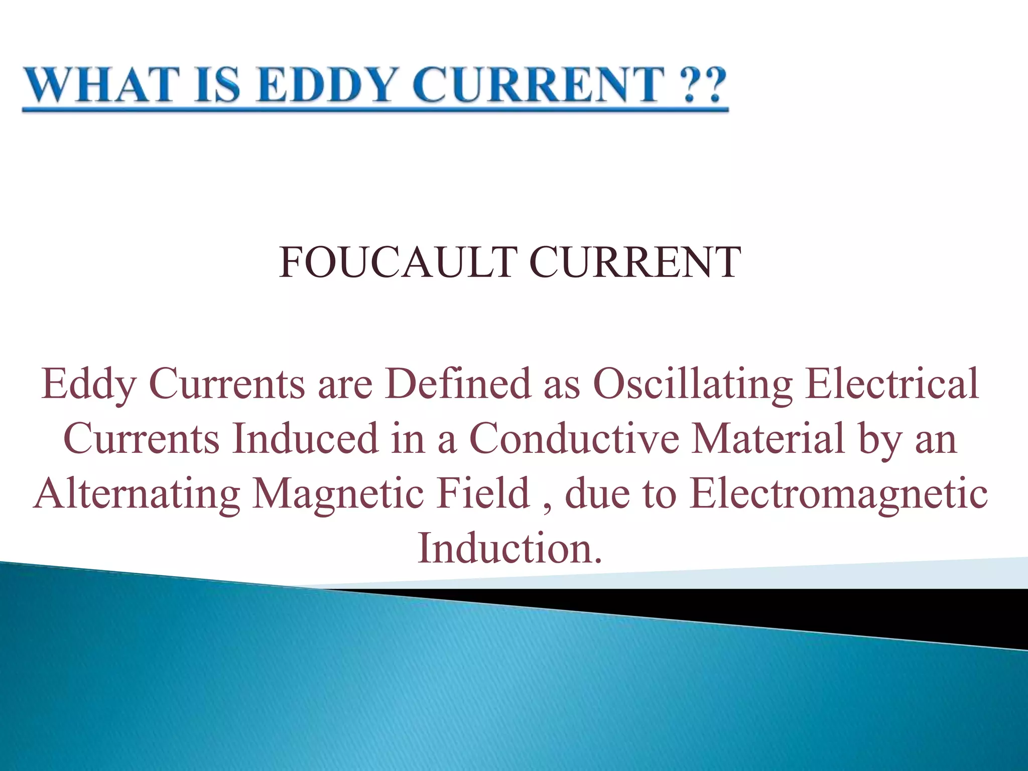 EDDY CURRENT TESTING | PPTX