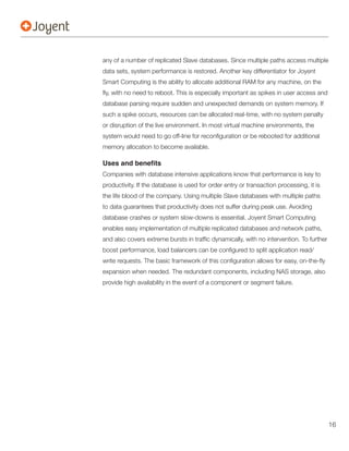 Joyent Cloud App Architectures | PDF