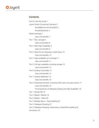 Joyent Cloud App Architectures | PDF
