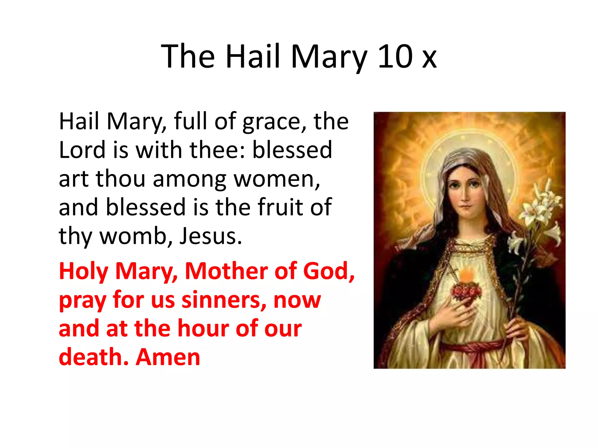 Joyful mysteries of rosary | PPTX