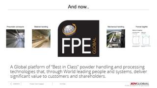 The Finance Team Engaged - Tim Hines, Joy global. | PPTX