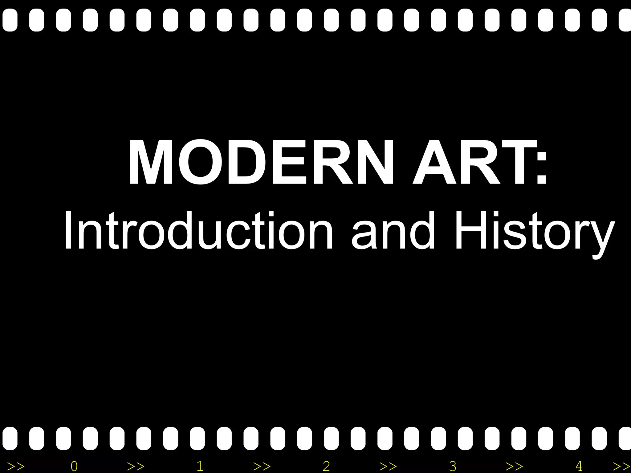 Introduction to modern art | PPT