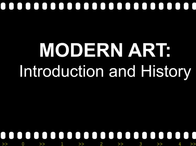 Introduction to modern art | PPT | Painting | Arts and Crafts
