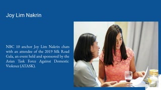 Joy Lim Nakrin Addresses a Packed Crowd at the 2019 Silk Road Gala | PPT