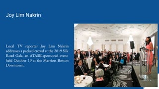 Joy Lim Nakrin Addresses a Packed Crowd at the 2019 Silk Road Gala | PPT