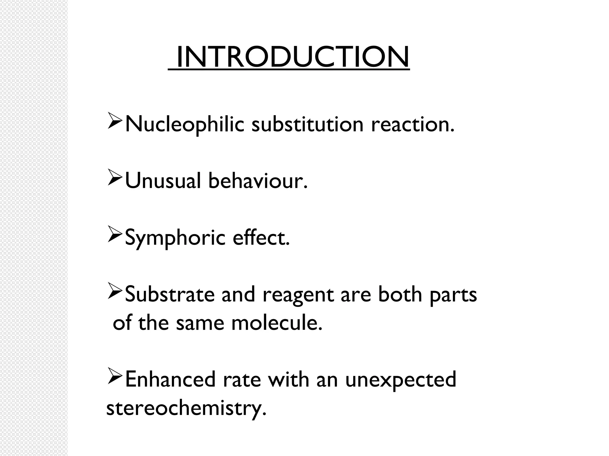 Neighbouring group participation | PPT