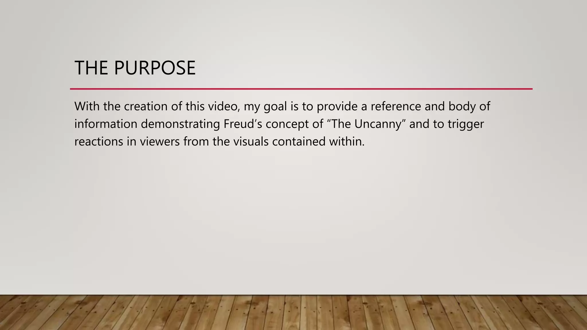 Project B Pitch - Uncanny Manifestations in Motion | PPTX