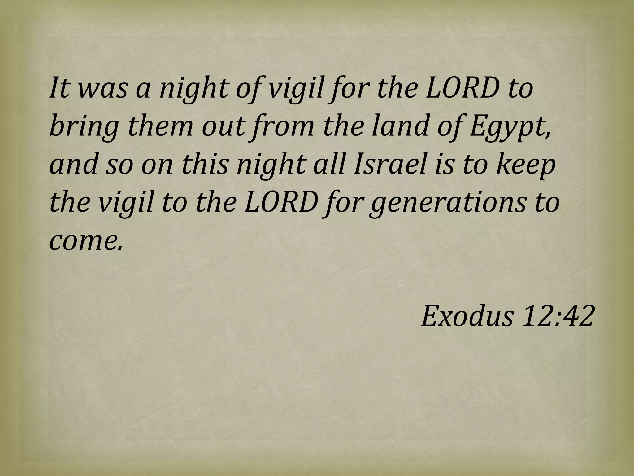 Exodus 12 | PPTX
