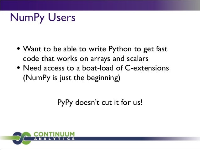 The Joy Of Scipy 