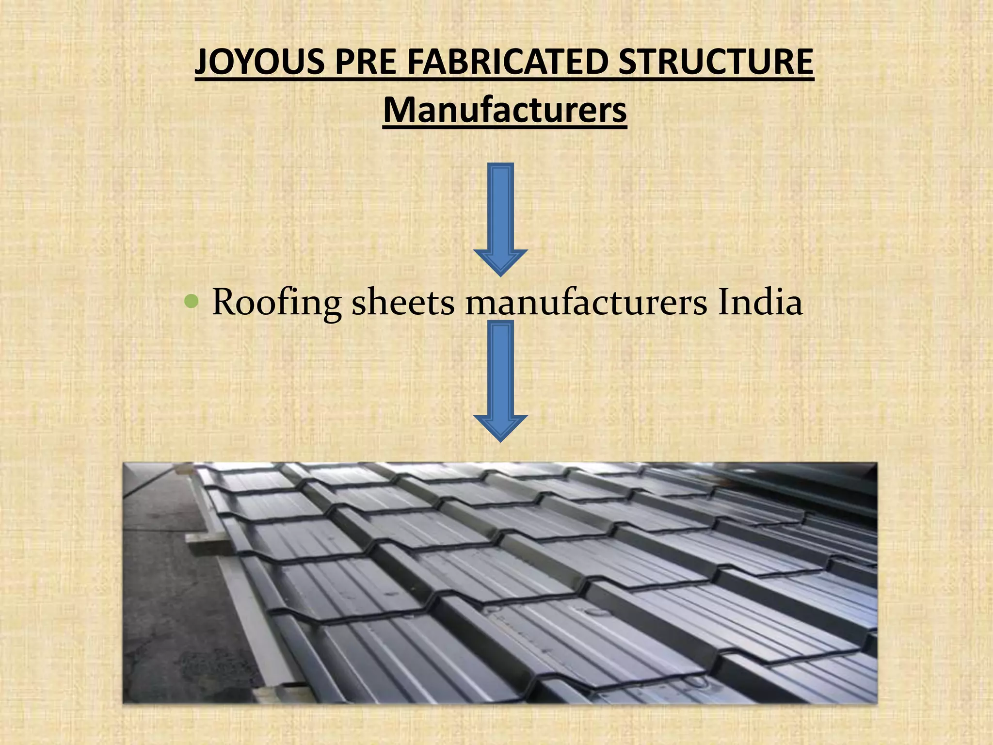 roofing sheets manufacturers india | PPT