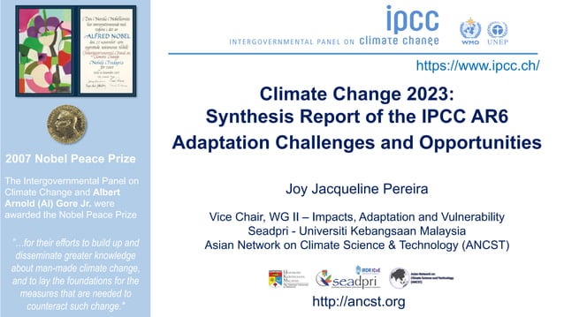 Climate Change 2023: Synthesis Report of the IPCC AR6 Adaptation ...