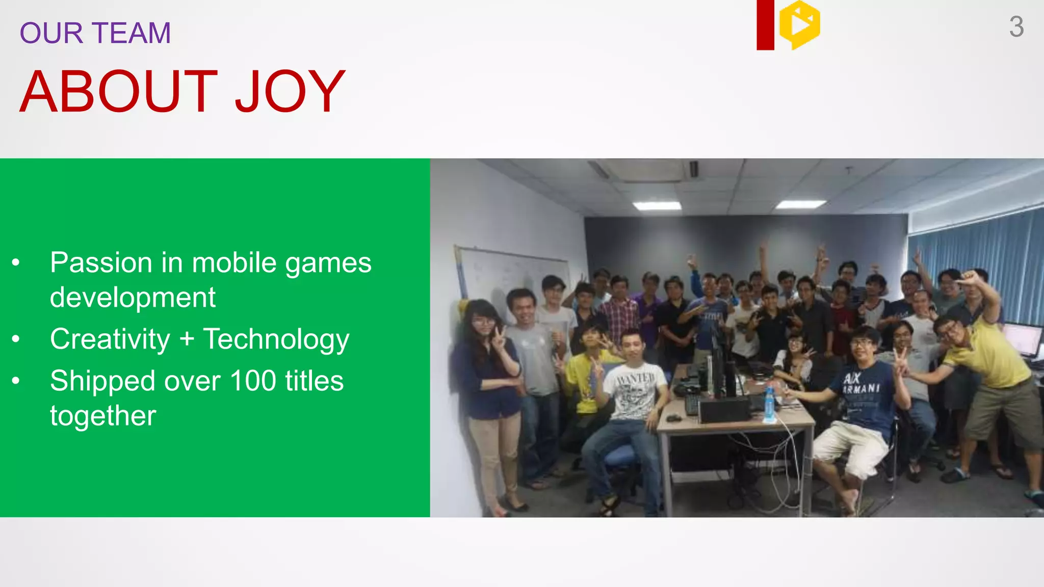 JOY Entertainment Short Introduction | PPTX