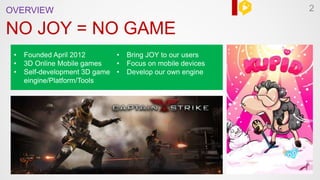 JOY Entertainment Short Introduction | PPTX