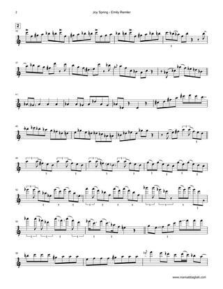 Joy Spring Solo | PDF
