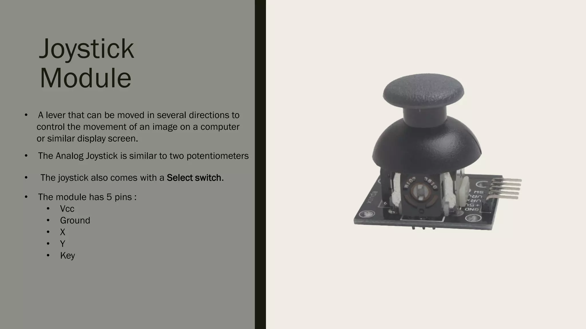 Joystick | PDF