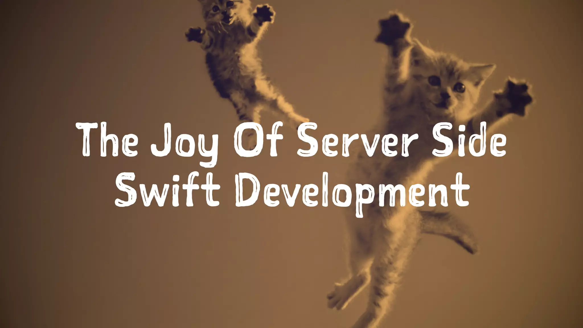 The Joy Of Server Side Swift Development Ppt