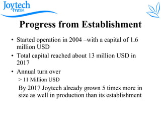 5th platform meeitng -JoyTech presentation | PPT