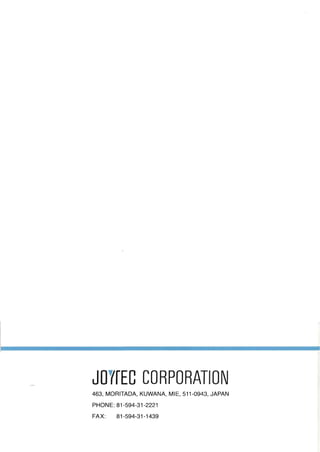 Joytec Ice Shaver Blender Sb-7 x-manual | PDF