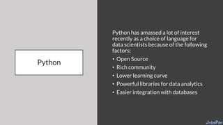 Job Data Analysis Reveals Key Skills Required for Data Scientists | PPT
