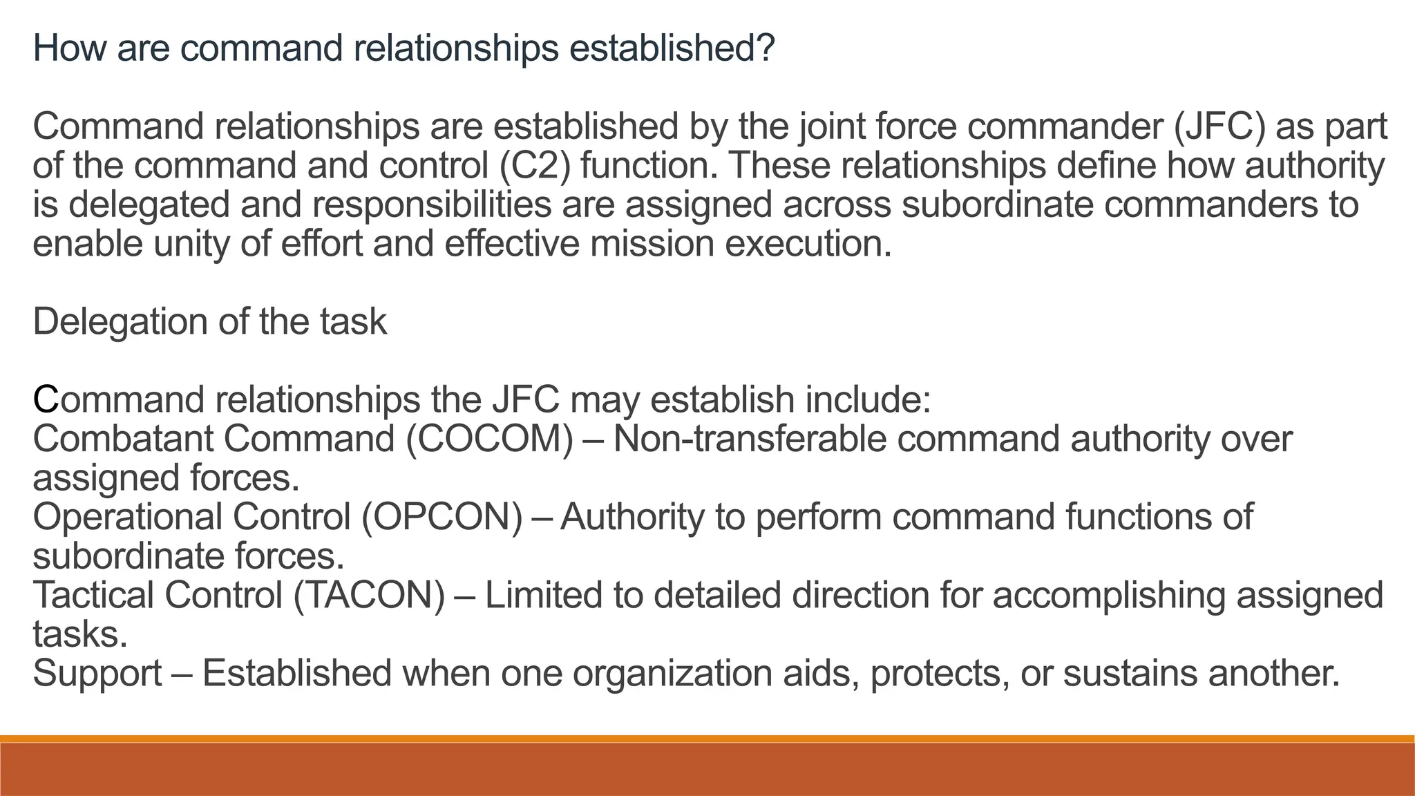 Joint Publisher 3-0 CH 3 Army Vocabulary | PPT