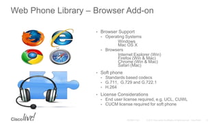 DEVNET-1122 Integrating Cisco Collaboration into Web Apps | PPT
