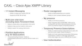DEVNET-1122 Integrating Cisco Collaboration into Web Apps | PPT