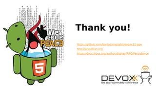 TESTING JAVA PERSISTENCE LAYER DONE RIGHT WITH ARQUILLIAN | PPT