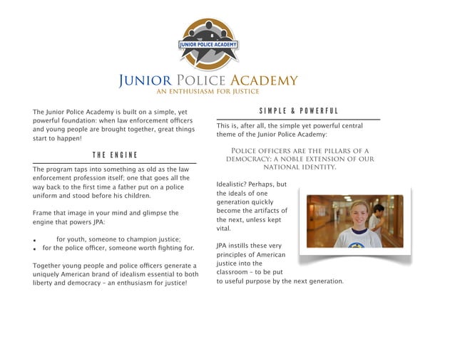 Junior Police Academy 101 | PDF