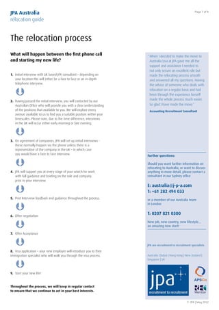 Jpa Australia Relocation Guide | PDF | Australia and Oceania Travel ...