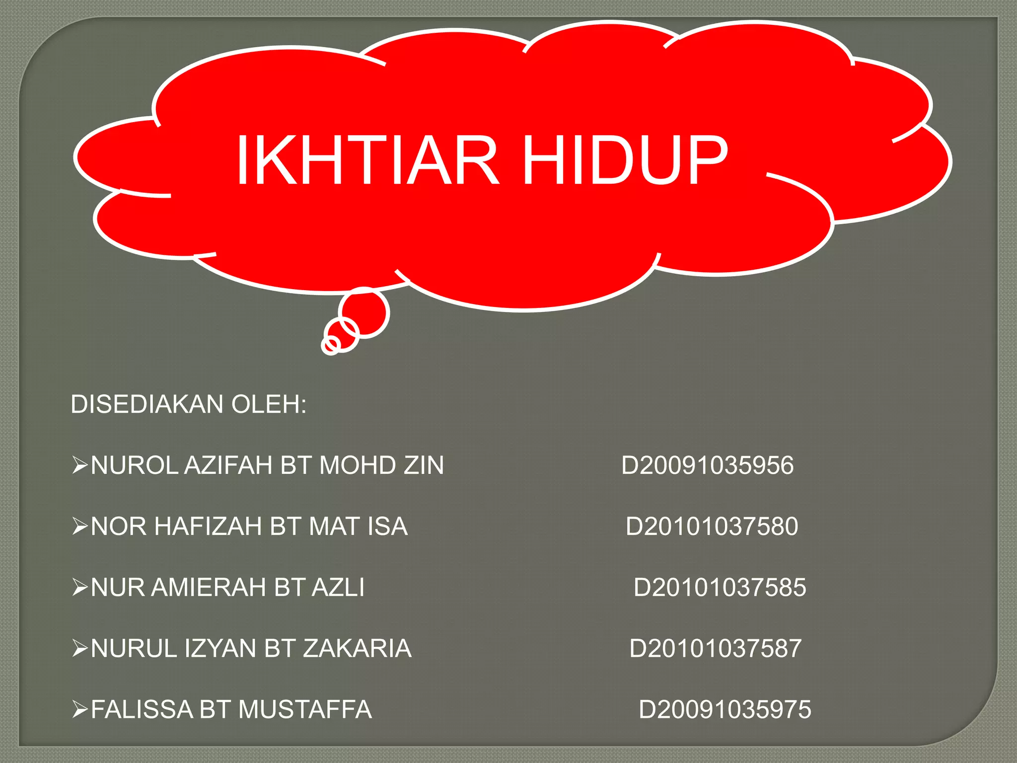 Jpa ikhtiar hidup full (1) | PPTX