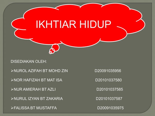 Jpa ikhtiar hidup full (1) | PPTX