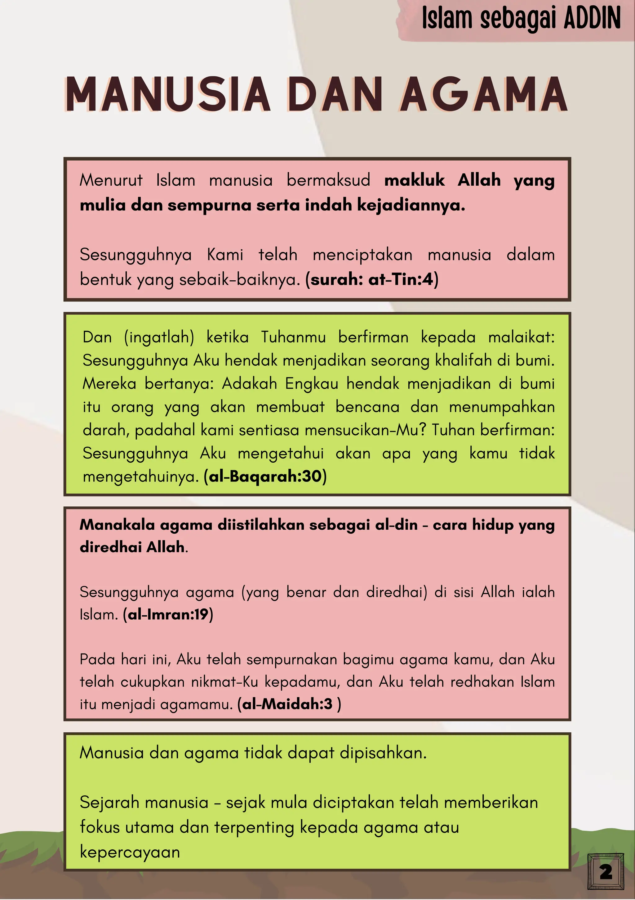 Islam Sebagai Addin (Cara Hidup Muslims) | PDF