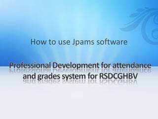 Jpams | PPT | Homework and Study | Education