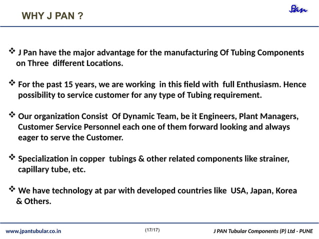 manufacturing wali Company Profile sample | PPT