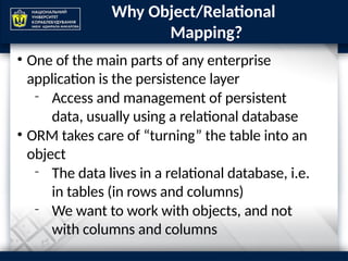 Jakarta Persistence (JPA) - Web Technologies | PPT