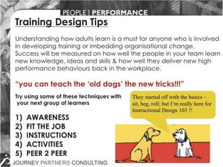 JPC Toolbox - Training Tips | PPT