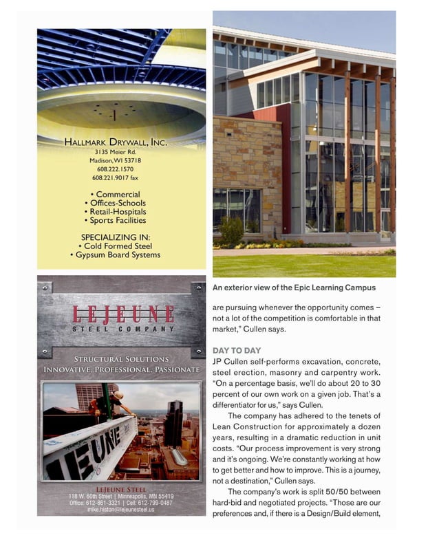 J.P. Cullen A Legacy Of Excellence From Construction Digital | PDF